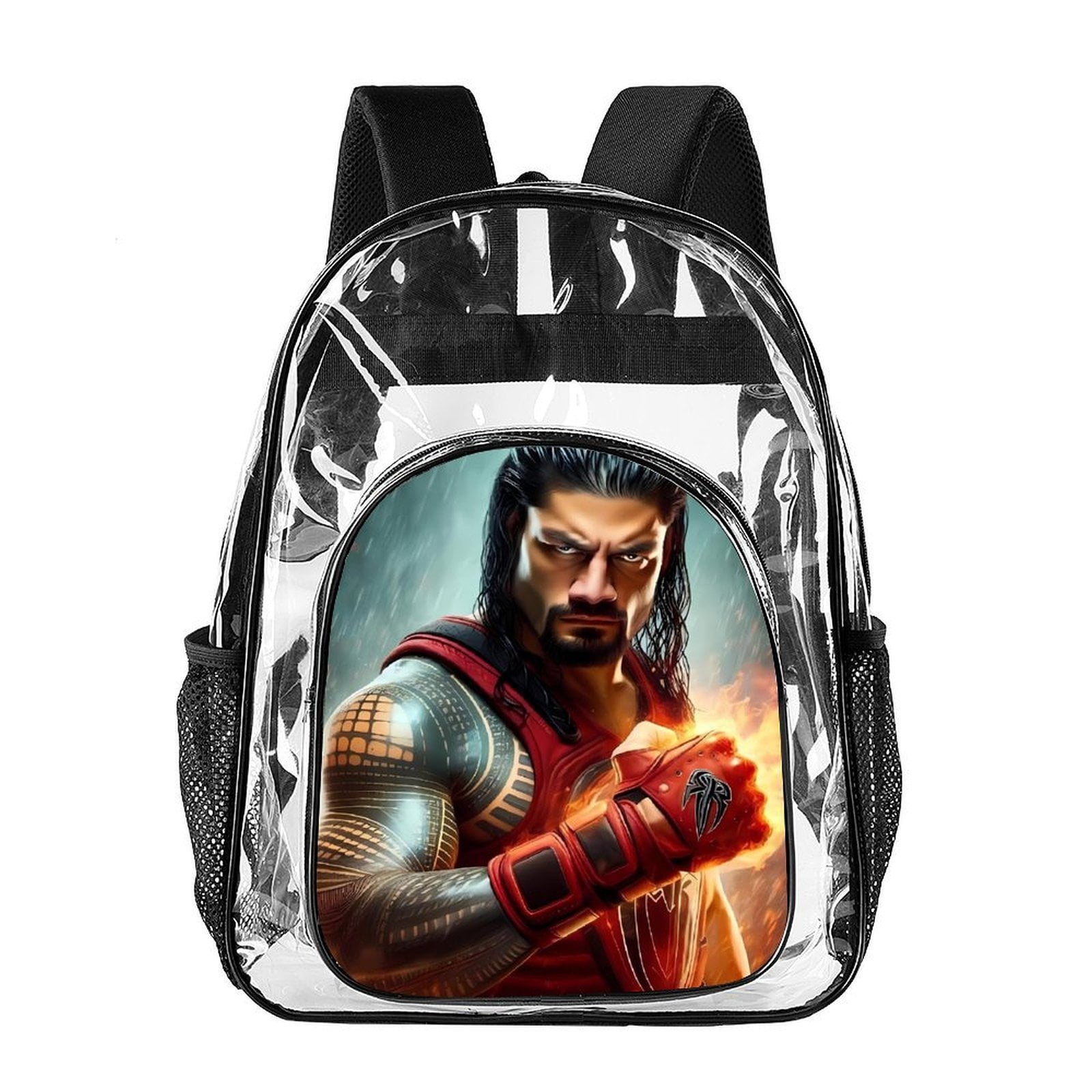 Roman-Reigns 80 Cute Clear Backpack for Mens/Women Gifts Heavy Duty ...
