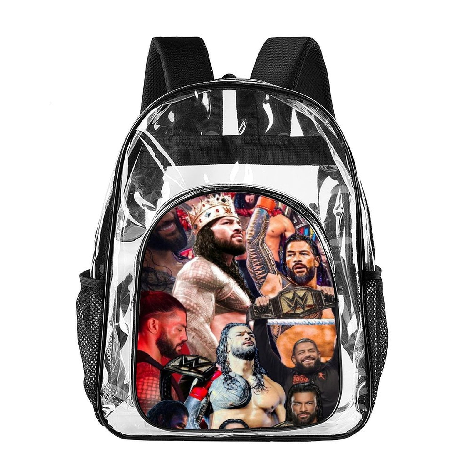 Roman-Reigns 81 Cute Clear Backpack for Mens/Women Gifts Heavy Duty ...