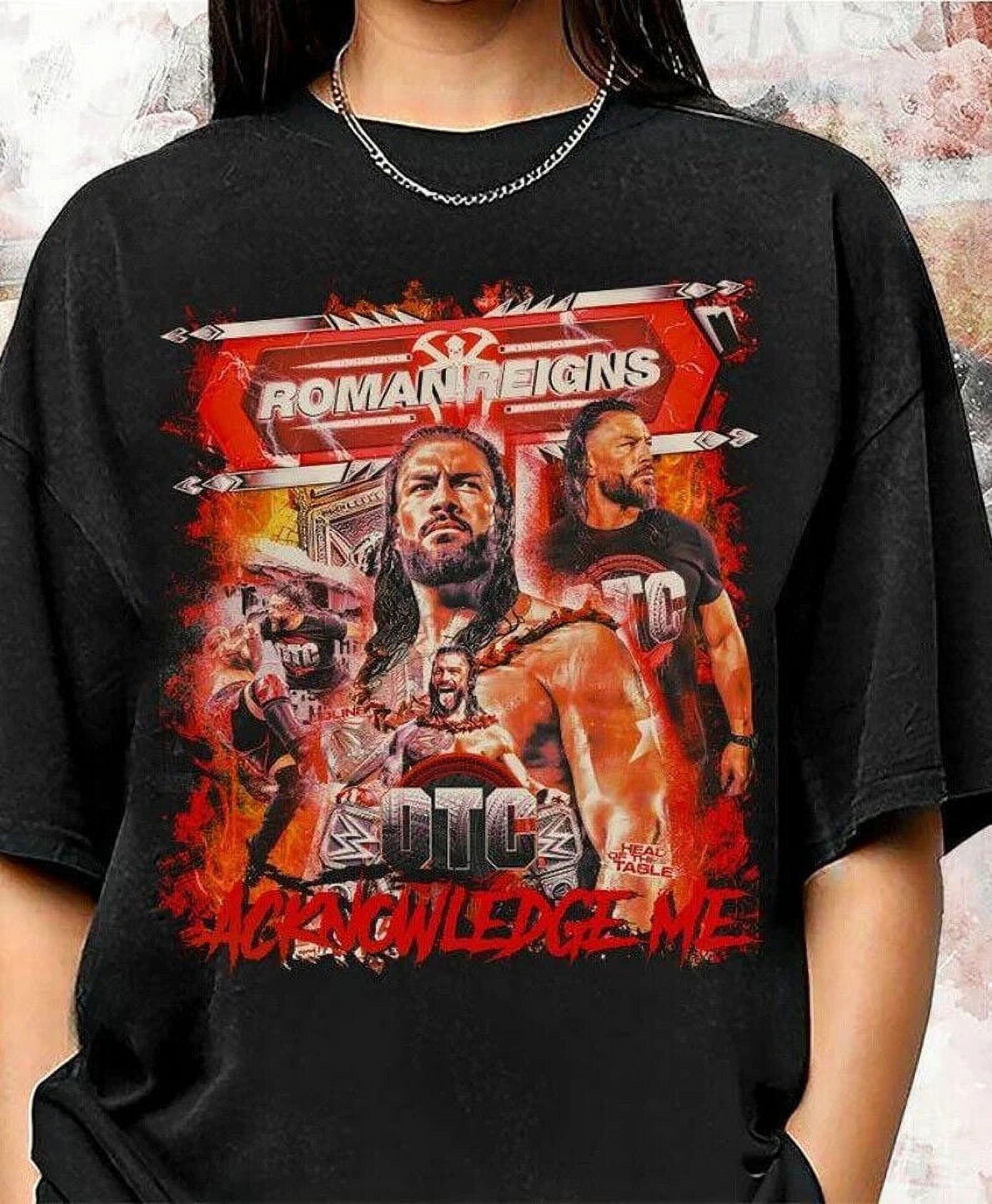 Roman Reigns 90s t-Shirt, OTC Roman Reigns Tribal Chief Acknowledge Me ...