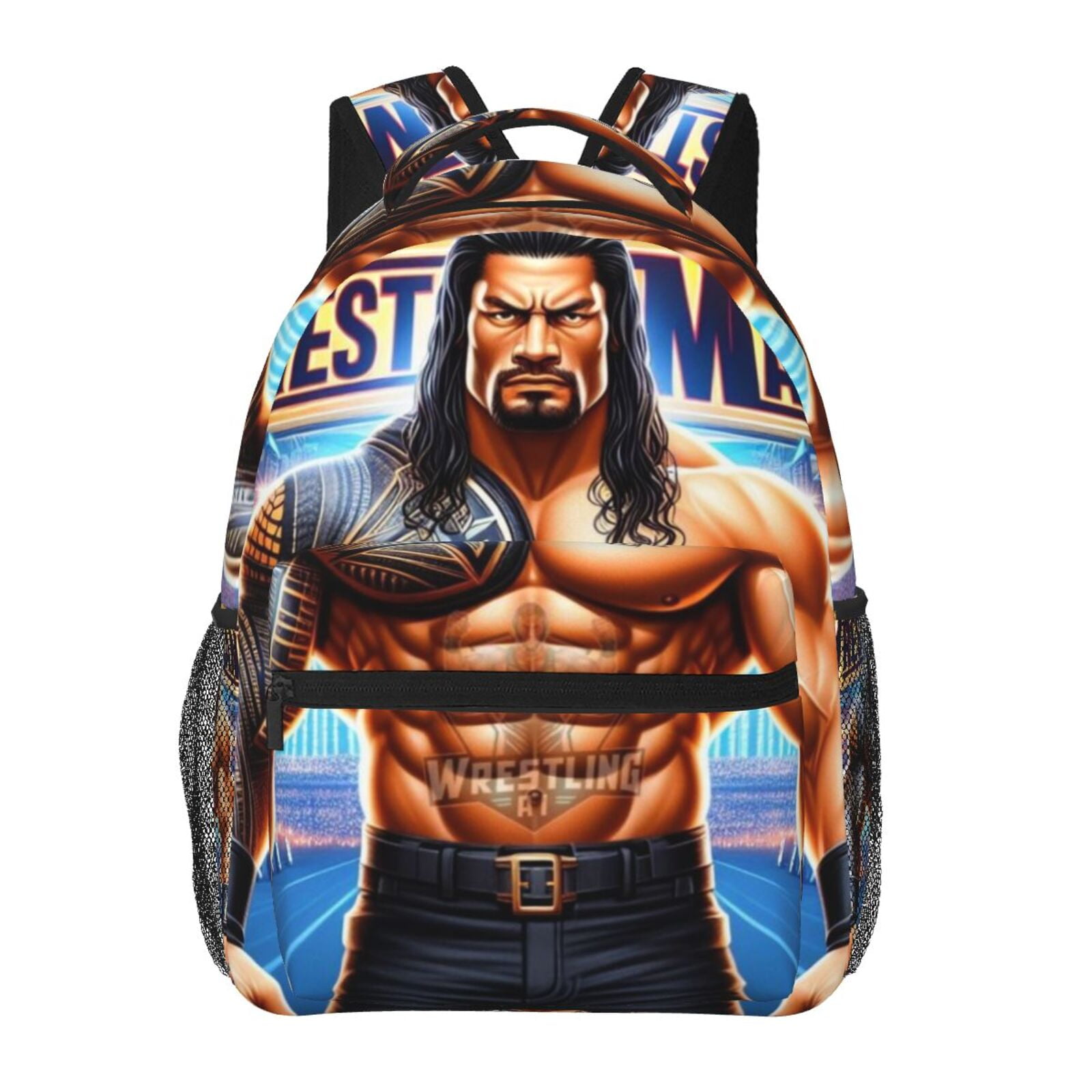 Roman Reigns Backpack Casual Travel Daypack 3D Printed Wrestling ...