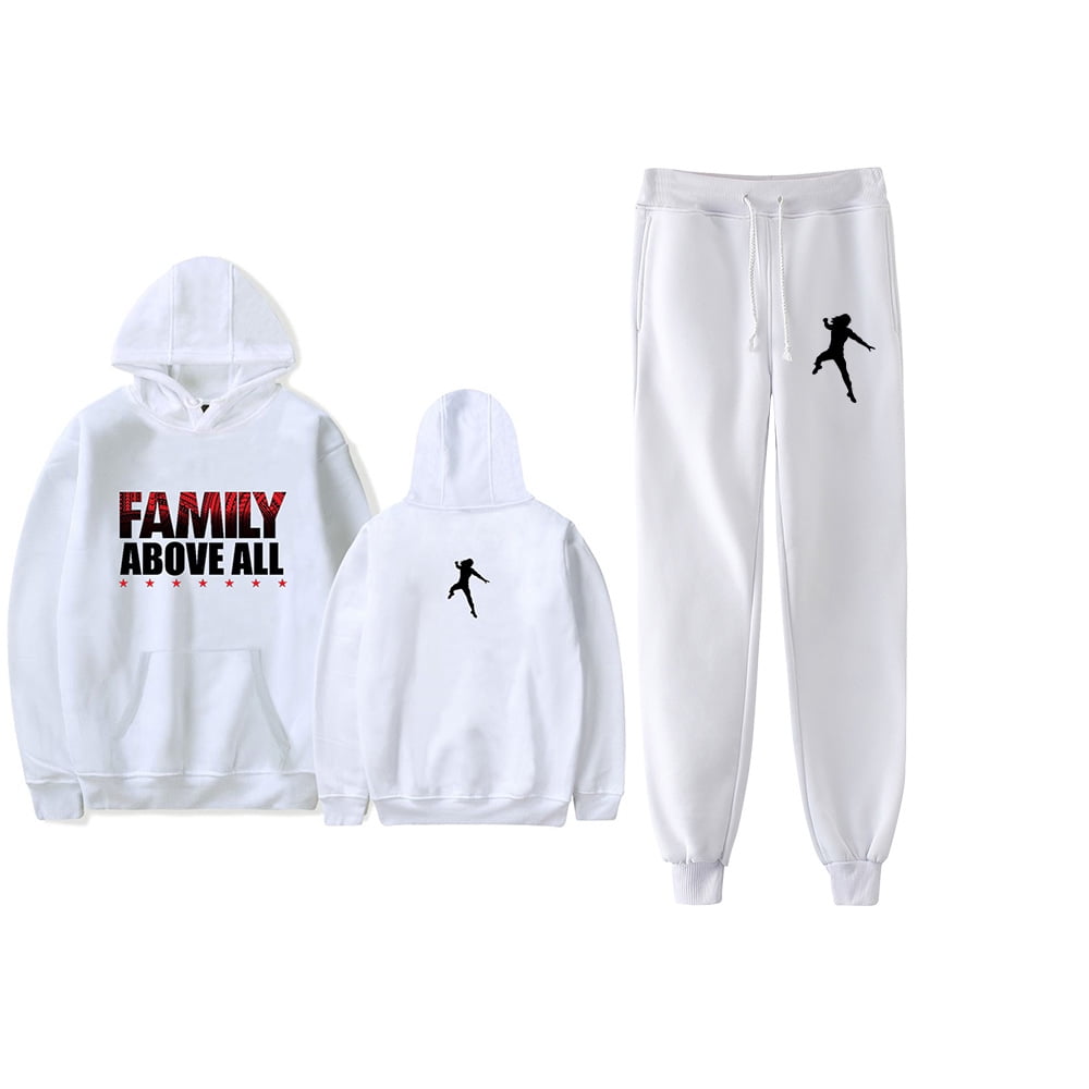 Roman Reigns Family Above All Hoodies Pants 2 Pieces Sets Unisex ...