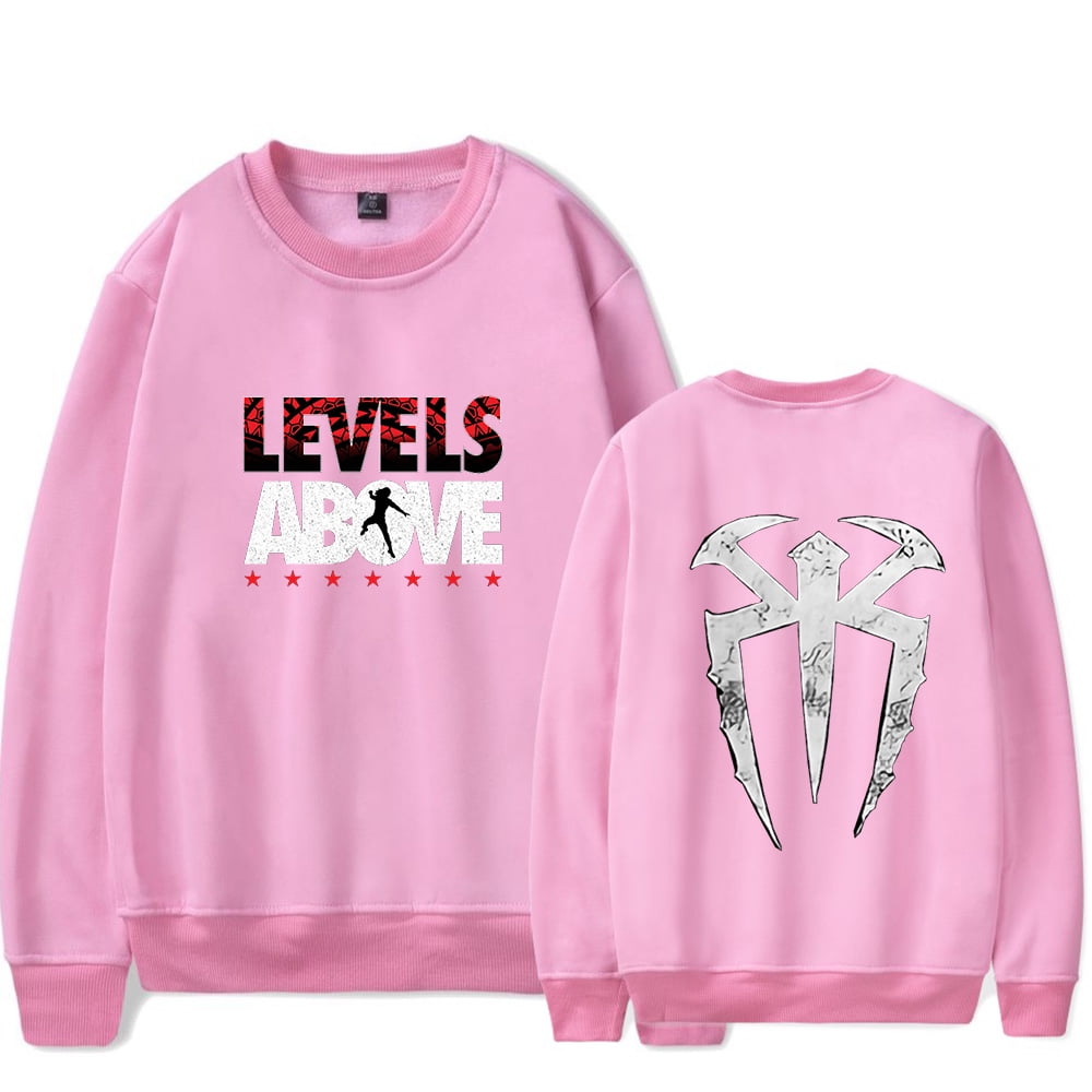 Roman Reigns Levels Above Merch Longsleeve Crewneck Hoodie Sweatshirt ...