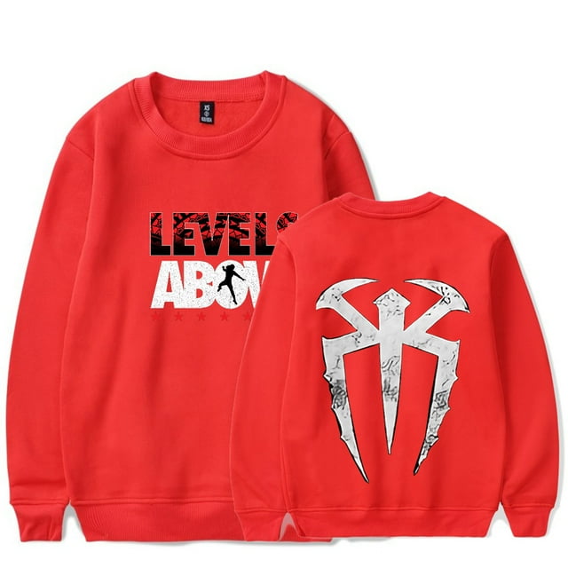 Roman Reigns Levels Above Merch Longsleeve Crewneck Hoodie Sweatshirt ...