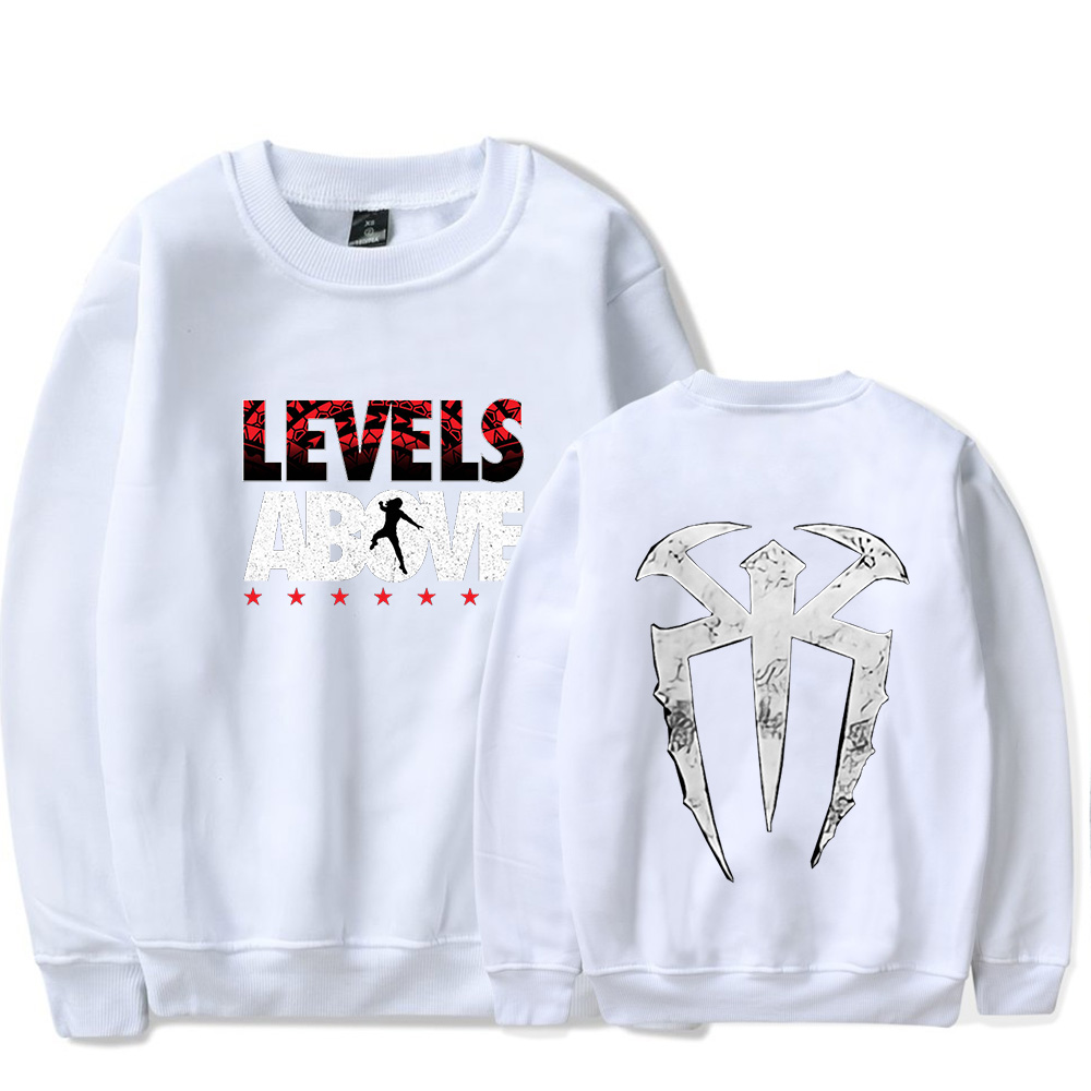 Roman Reigns Levels Above Merch Longsleeve Crewneck Hoodie Sweatshirt ...