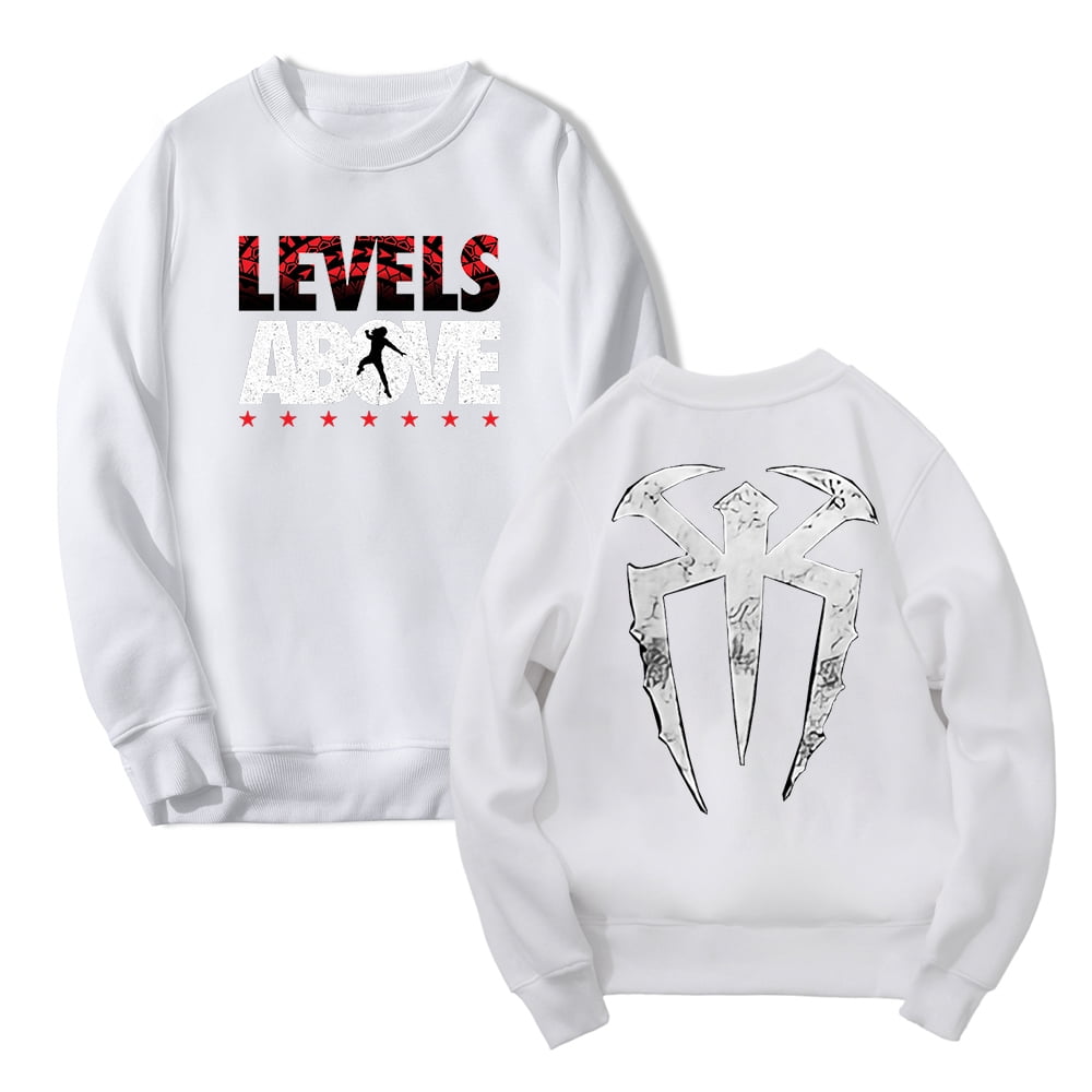 Roman Reigns Levels Above Sweatshirt Crewneck Long Sleeve Streetwear ...