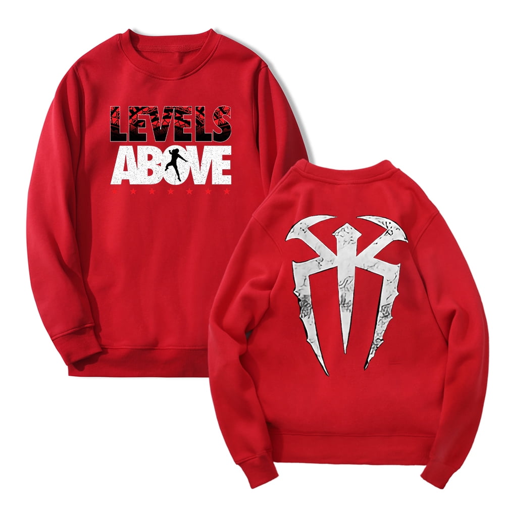 Roman Reigns Levels Above Sweatshirt Crewneck Long Sleeve Streetwear ...