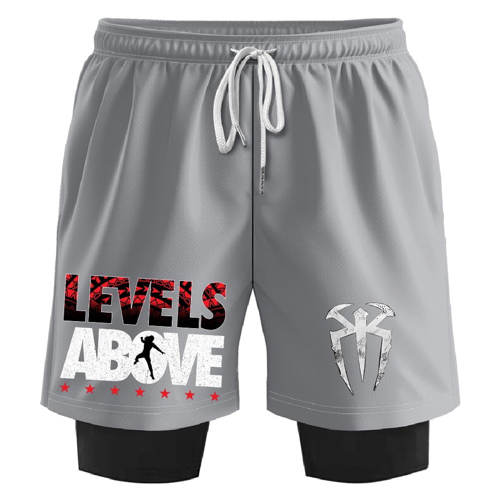 Roman Reigns Levels Above Sweatshorts Women Men Casual Short Basketball ...