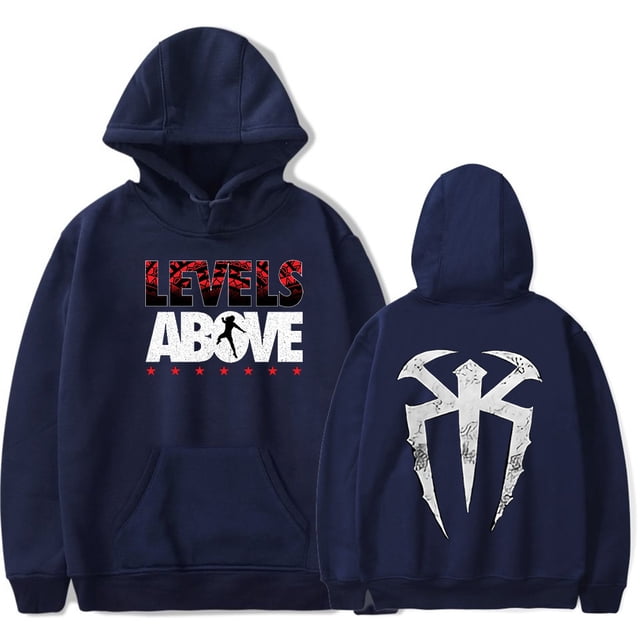 Roman Reigns Merch Levels Above Hoodie Sweatshirt New Logo Women/Men ...