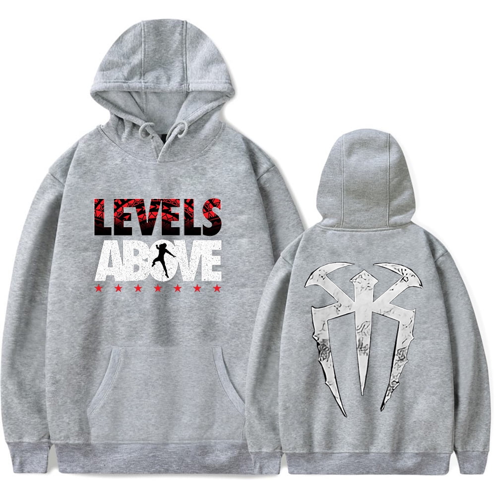 Roman Reigns Merch Levels Above Hoodie Sweatshirt New Logo Women/Men ...