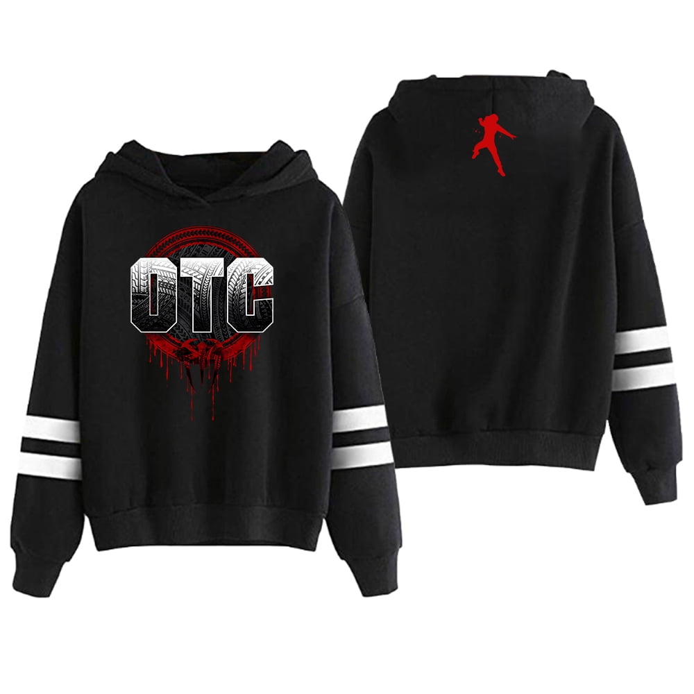 Roman Reigns OTC Hoodie Pocketless Parallel Bars Sleeve Streetwear Women Men Hooded Sweatshirts ...