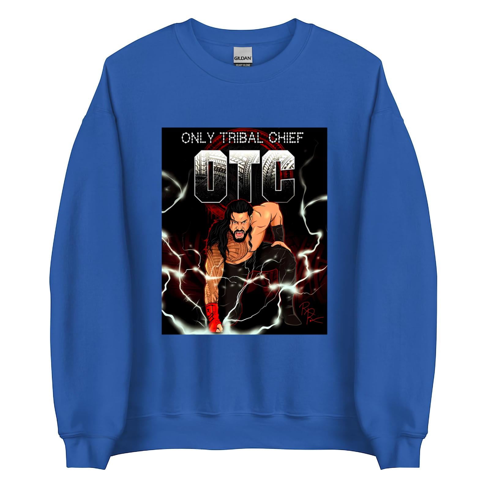 Roman Reigns OTC Shirt Black Only Tribal Chief - Walmart.com