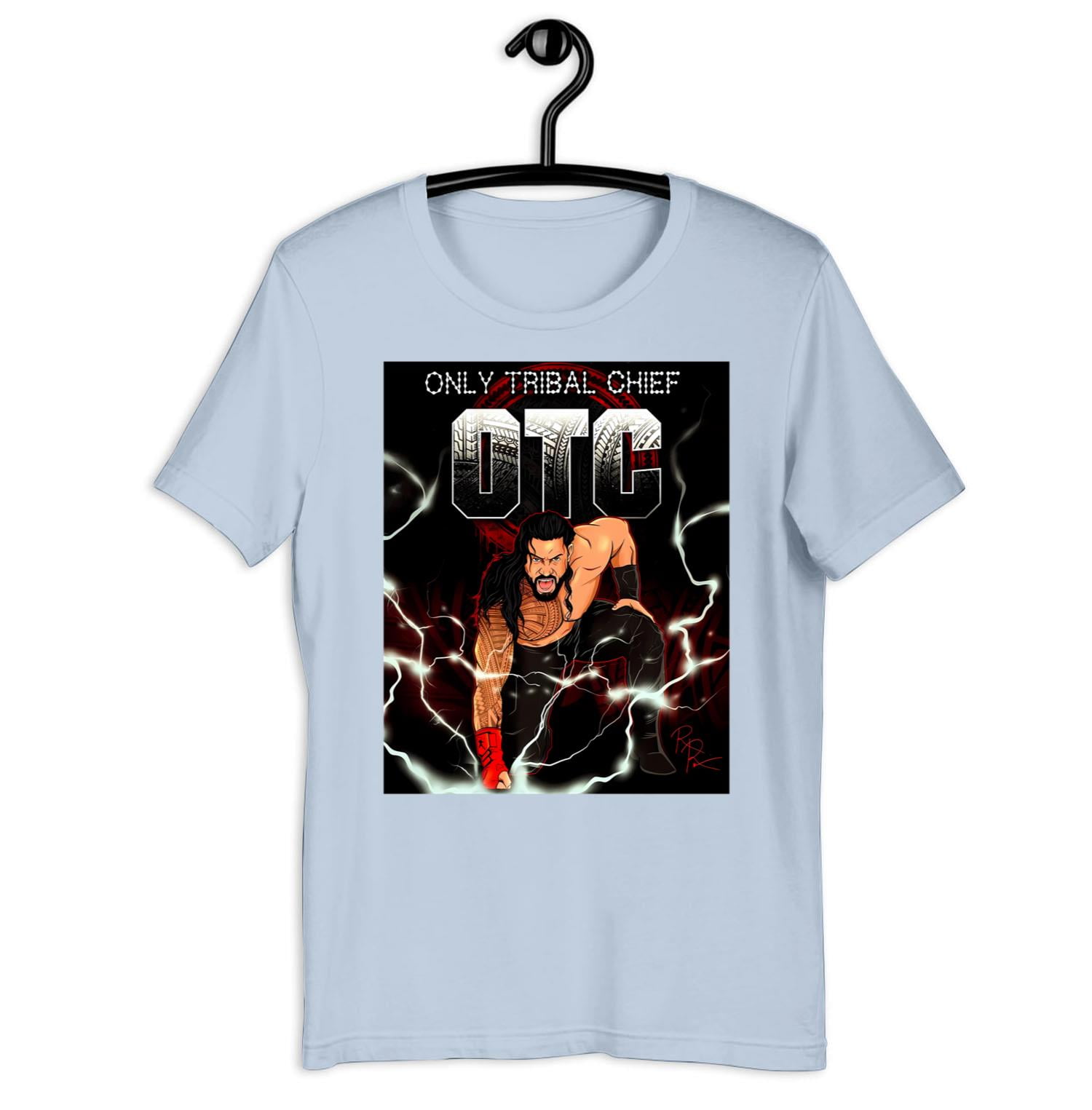 Roman Reigns OTC Shirt Black Only Tribal Chief - Walmart.com