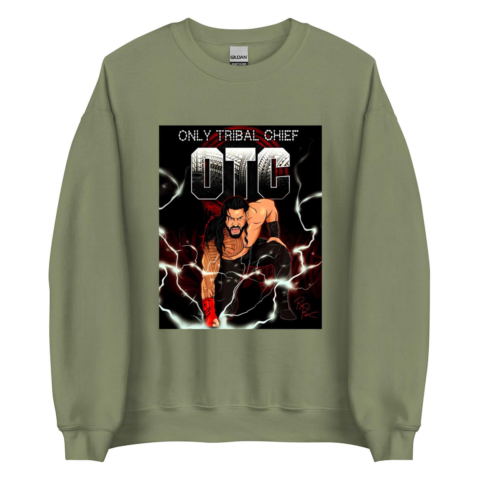 Roman Reigns OTC Shirt Black Only Tribal Chief - Walmart.com