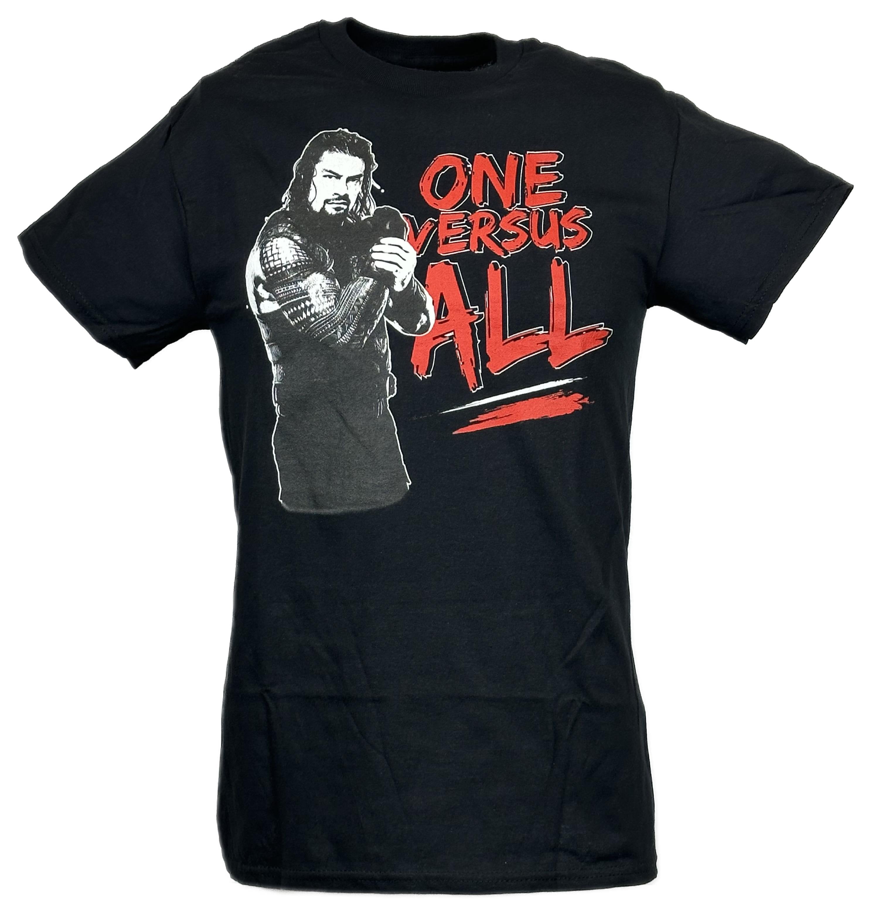 Roman Reigns One Versus All Mens Black T-shirt L - Walmart.com