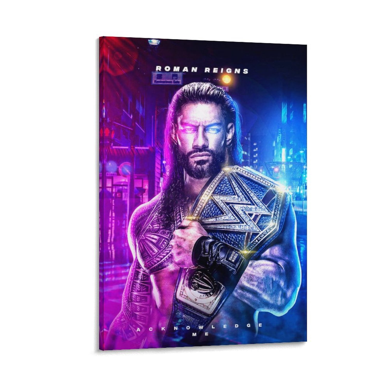Roman Reigns Poster, Canvas Wall Hanging Art Painting, Artwork Print ...