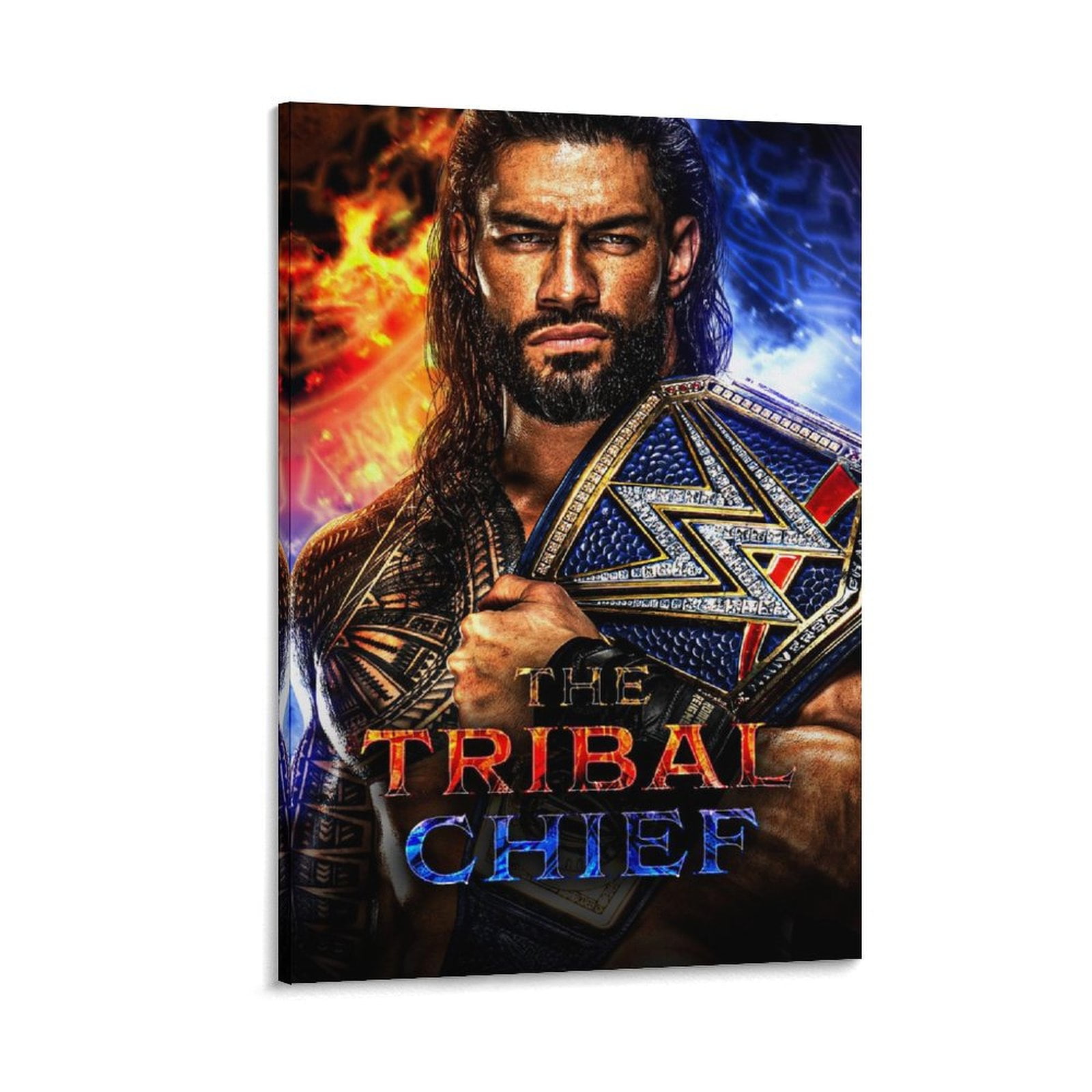 Roman Reigns Poster, Canvas Wall Hanging Art Painting, Artwork Print ...