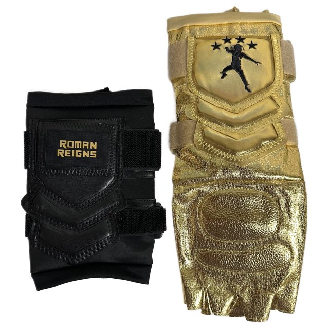Roman Reigns Premium Gold Glove and Gauntlet Set - Walmart.com