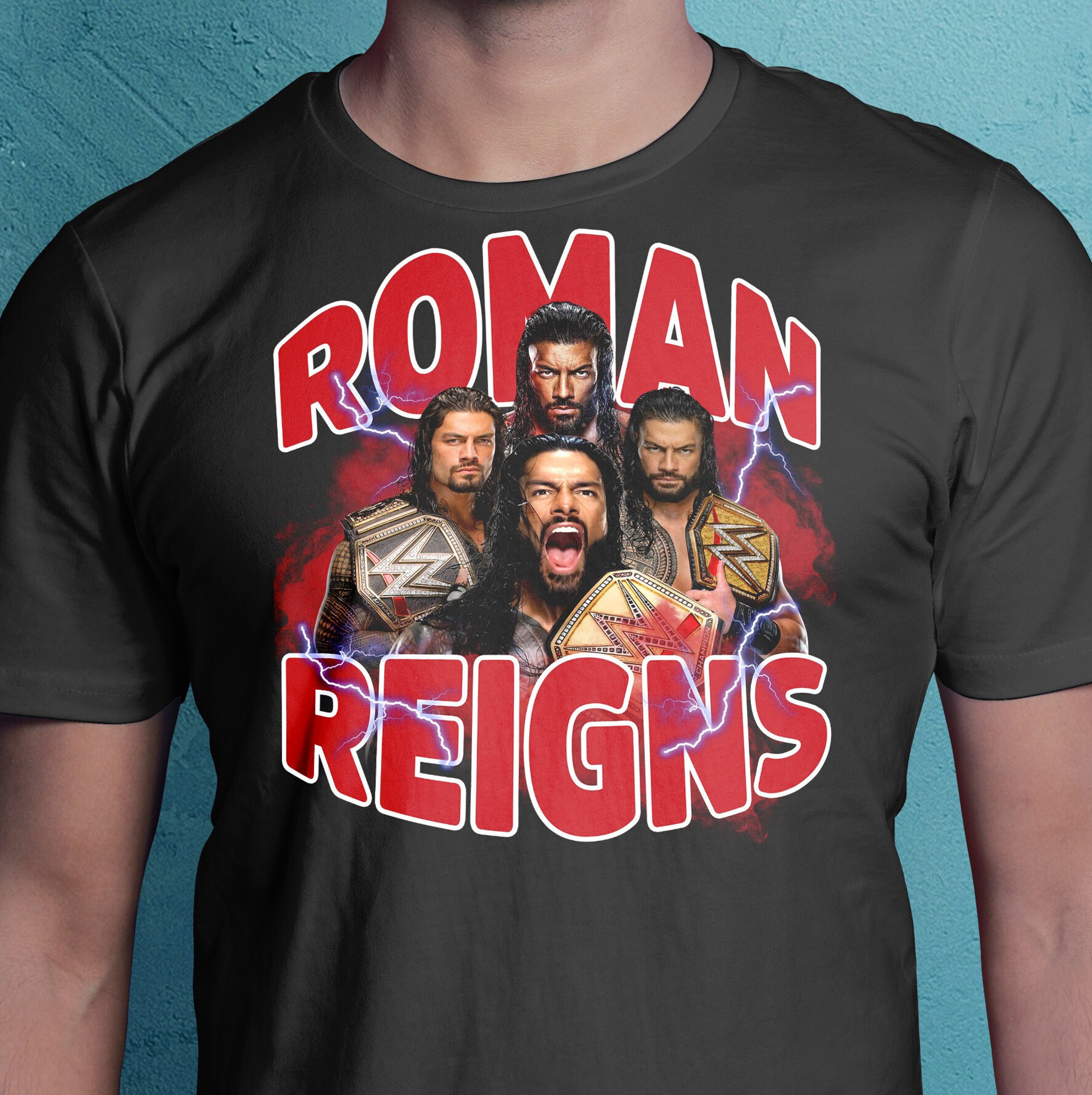 Roman Reigns T Shirt Design PNG Instant Download - Roman Reigns Fan ...