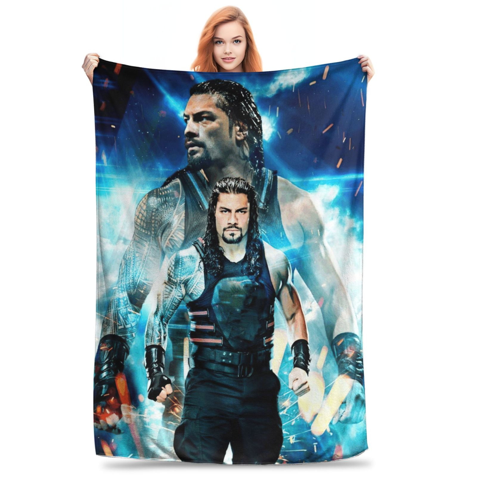 Roman Reigns Throw Blanket Funny Air Conditioner Blankets for Hotel ...