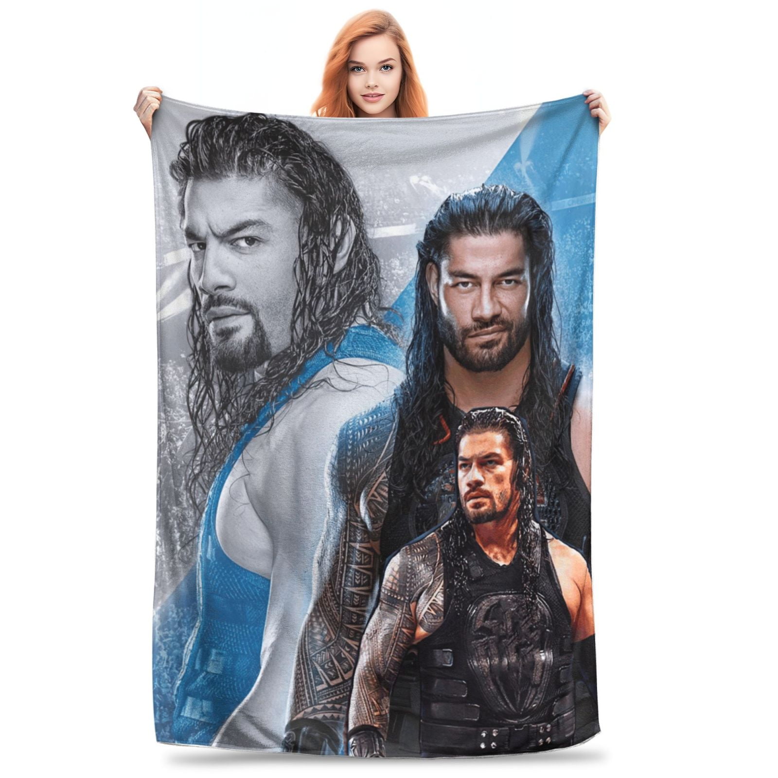 Roman Reigns Throw Blanket Funny Air Conditioner Blankets for Living ...