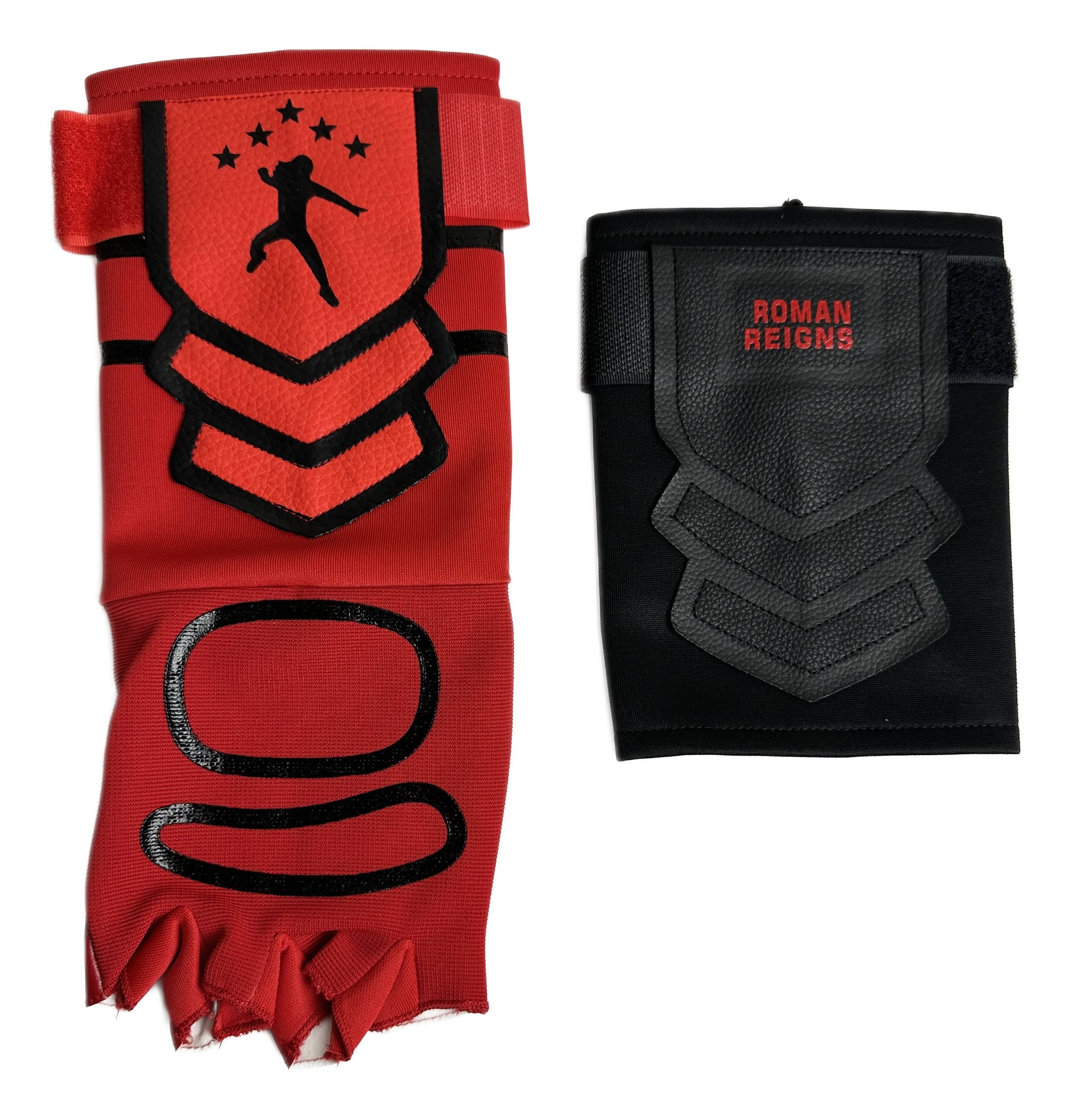 WWE Roman Reigns Tribal Chief Superman Punch Gloves, Black and Red ...