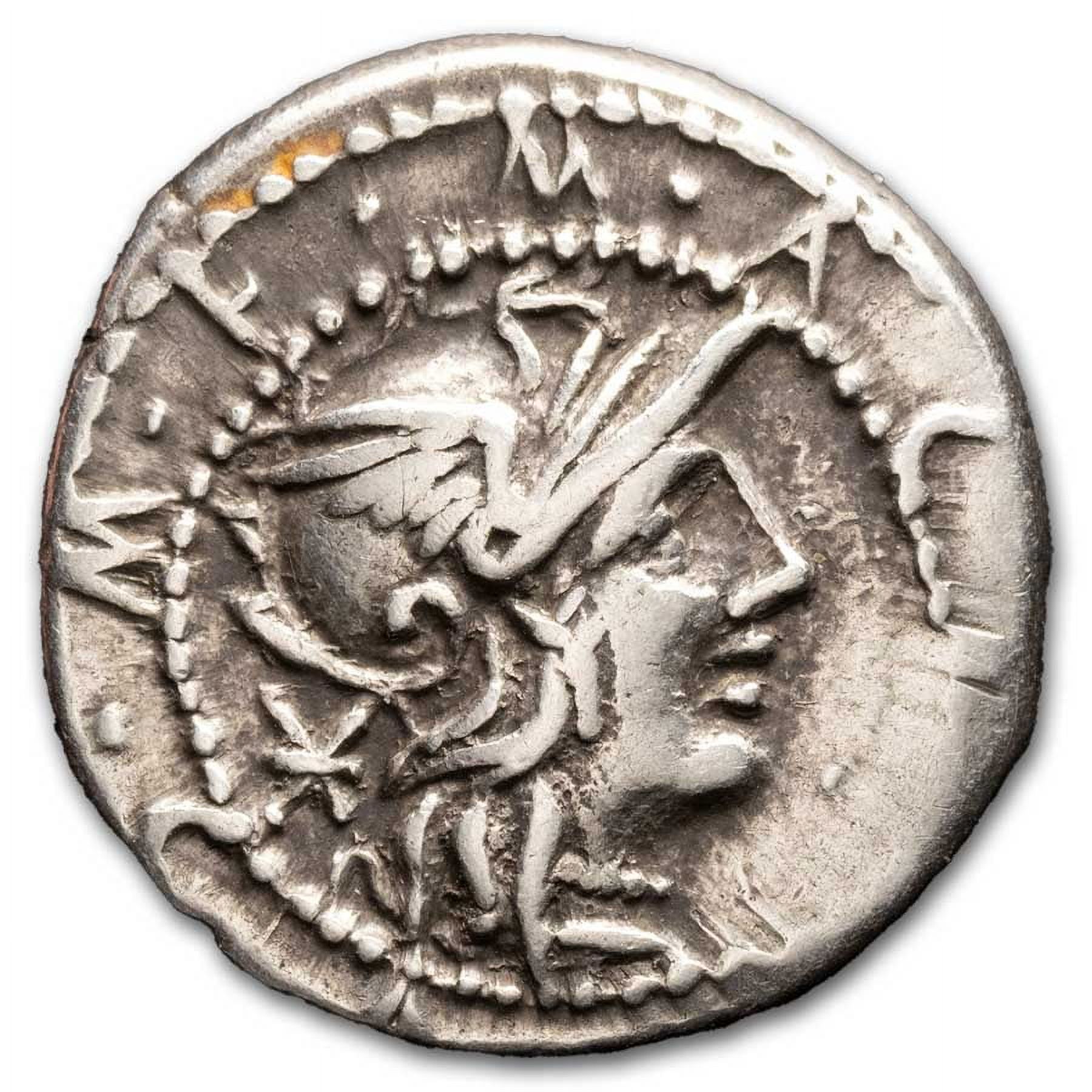 Roman Republic AR Denarius M. Acilius M.f. (130 BC) XF (Cr-255/1 ...
