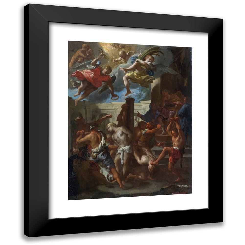 Roman School 12x14 Black Modern Framed Museum Art Print Titled - The ...