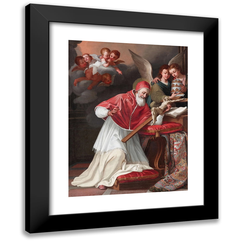 Roman School 14x18 Black Modern Framed Museum Art Print Titled - Saint ...