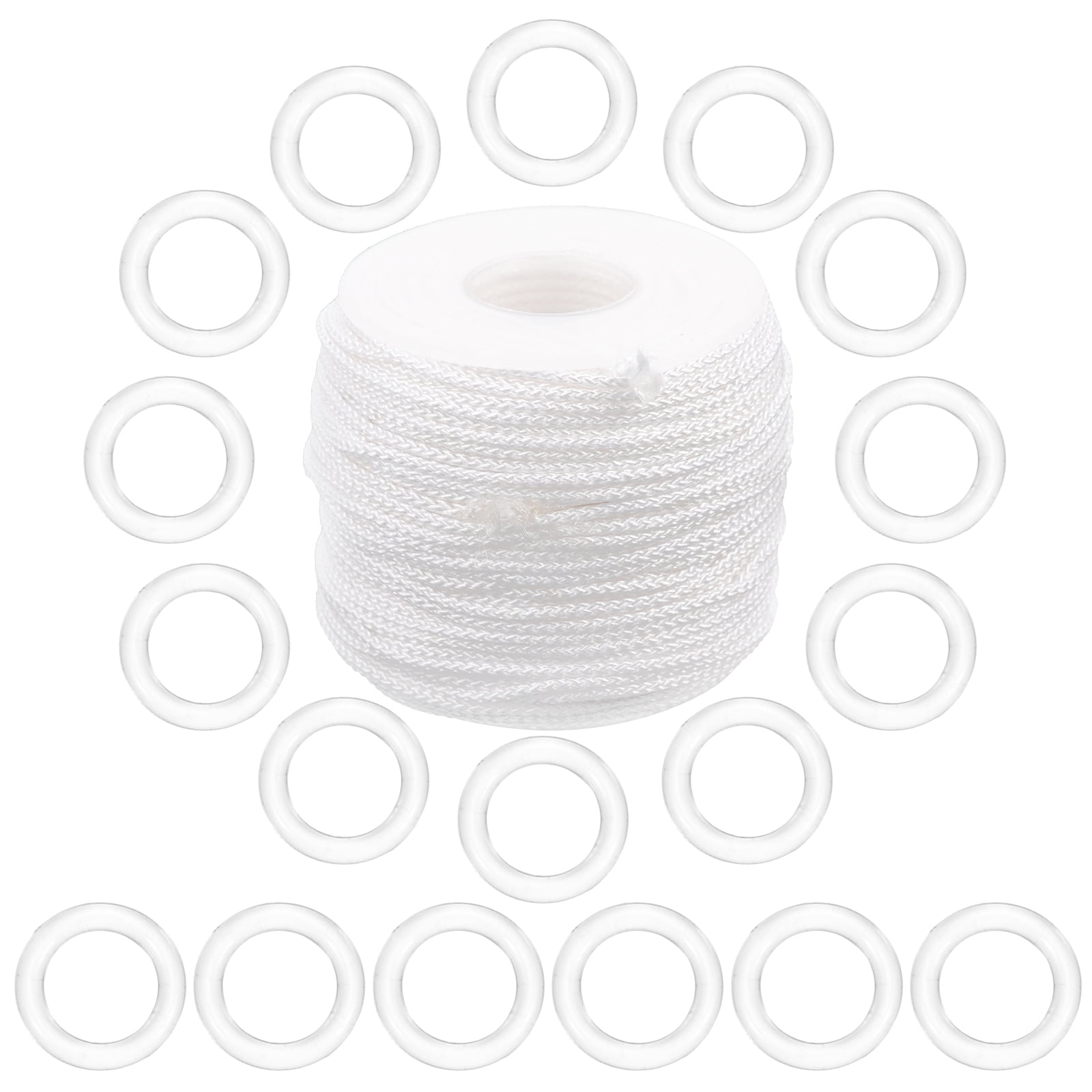 Roman Shade Kit Blind Curtain Accessories Rope Blinds White Curtains ...