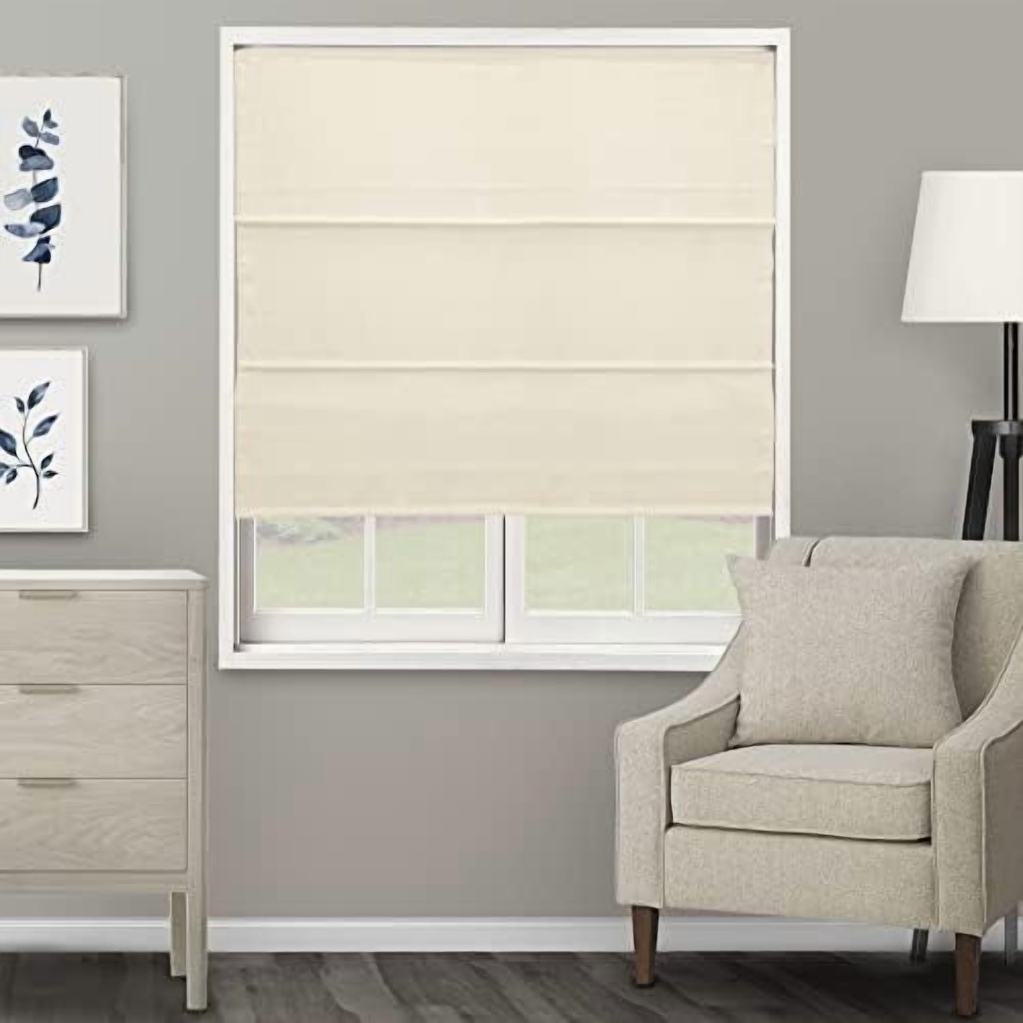 Roman Shades for Windows , Window Treatments Home Shade Ridgewood Cream ...