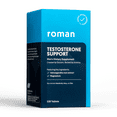 Roman Testosterone Support Supplement for Men with Vitamin D3, 120 ...