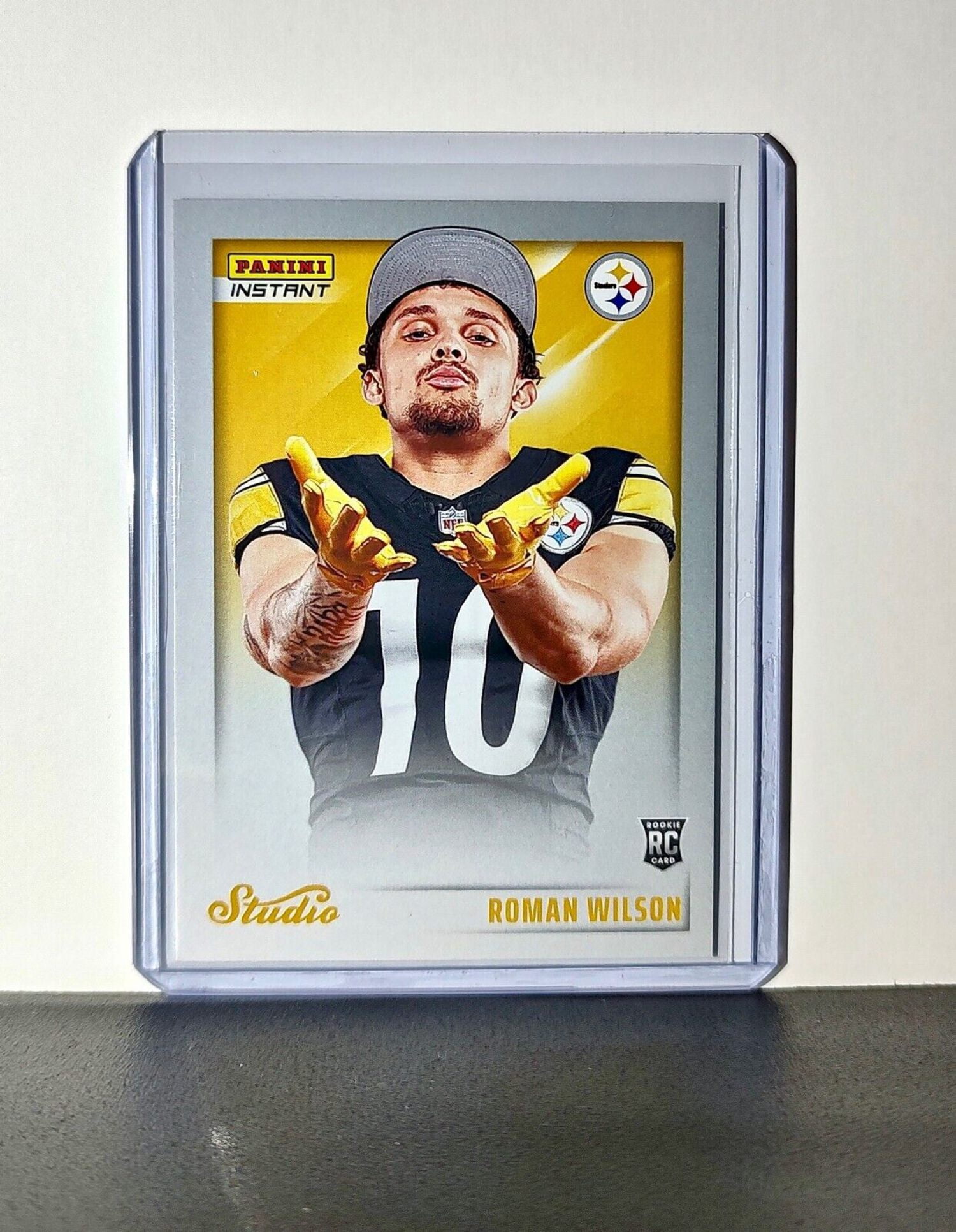 Roman Wilson 2024 Panini NFL Studio Rookies #26 Card Pittsburgh ...