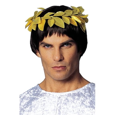 Gold Metal Caesar Leaf Crown King Headwear Roman Emperor Costume Prop ...