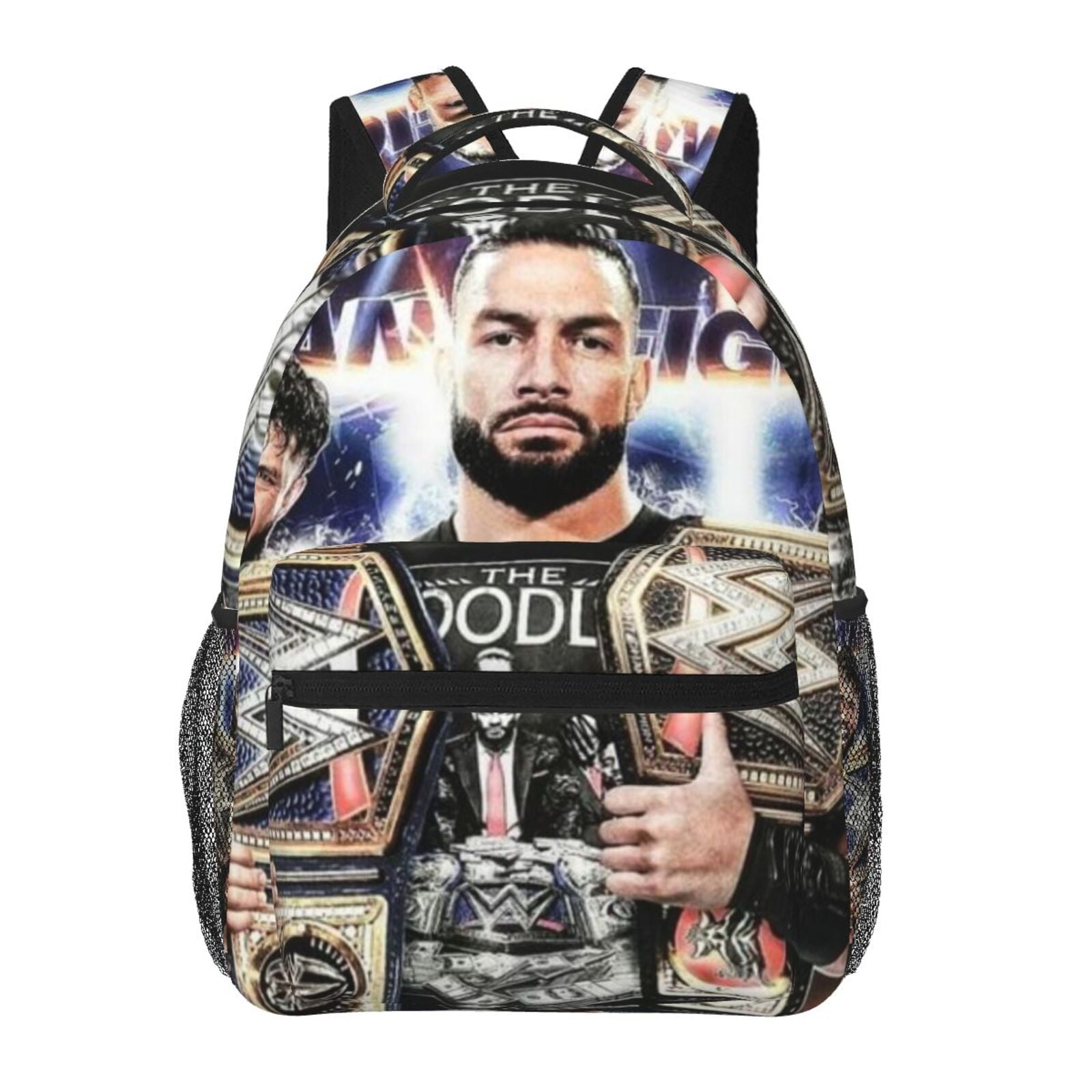Roman Wrestler Reigns Laptop Backpack 3D Printed Wrestling Character ...