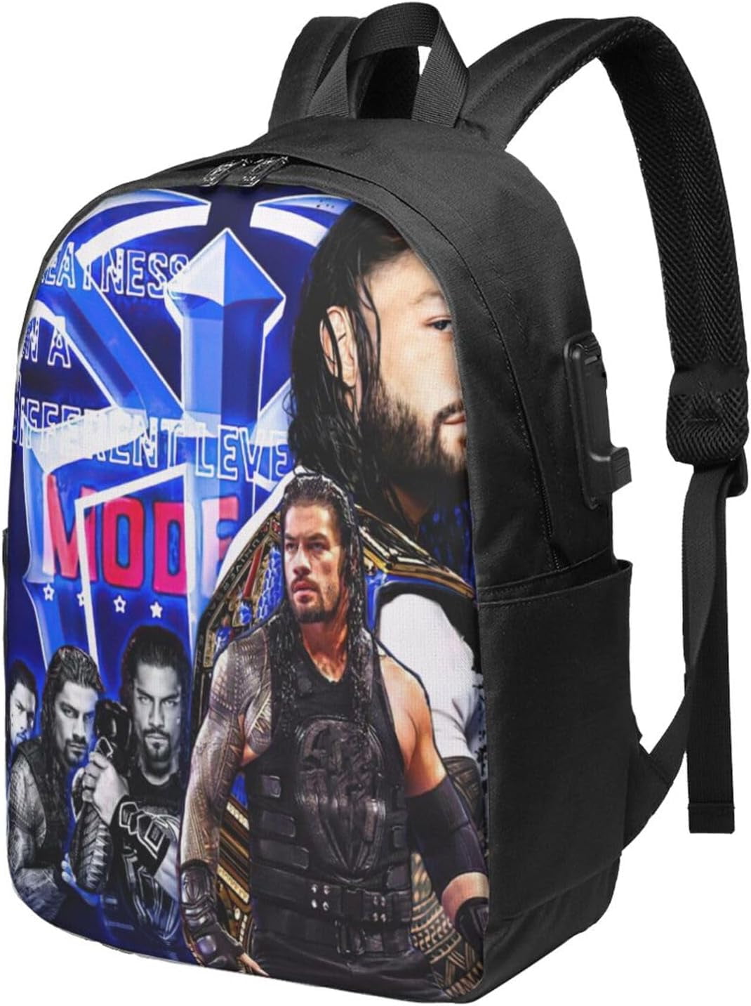 Roman Wrestler Reigns Laptop Backpack With Usb Charging Port Large ...