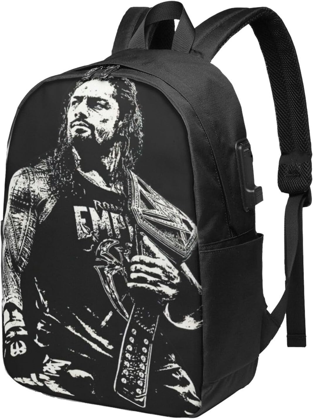 Roman Wrestler Reigns Laptop Backpack With Usb Charging Port Large ...