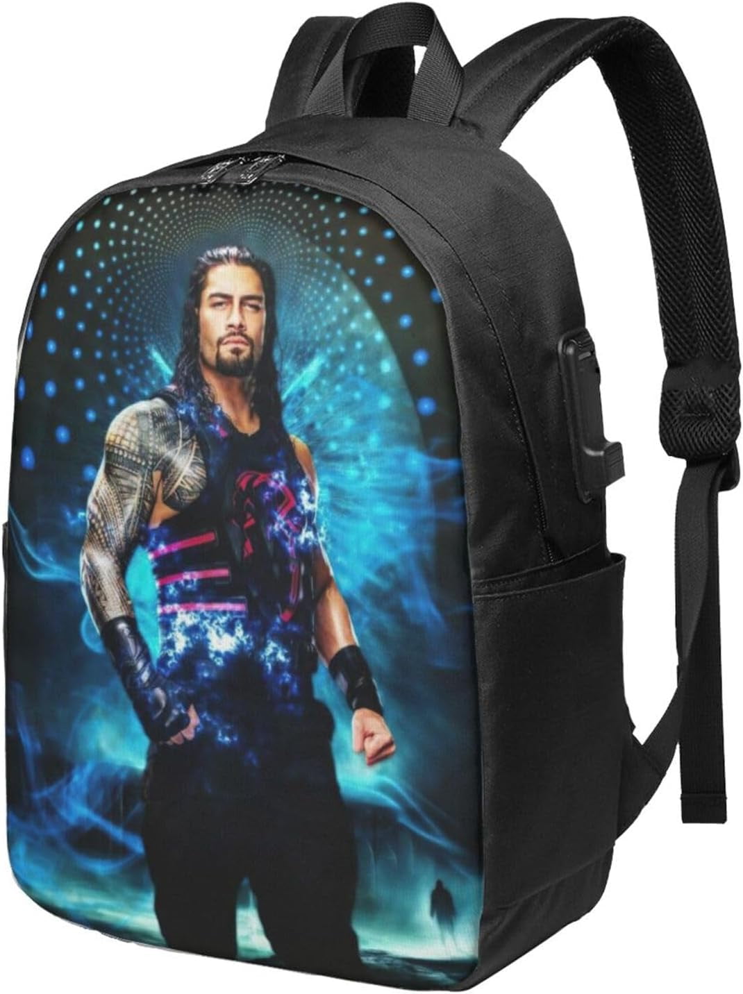 Roman Wrestler Reigns Laptop Backpack With Usb Charging Port Large ...