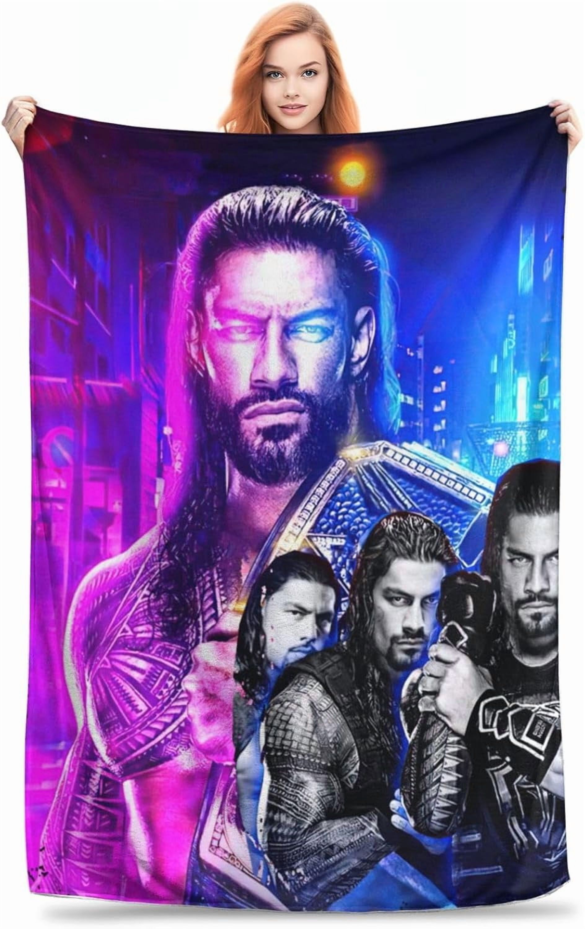 Roman Wrestler Reigns Throw Blanket Portable Air Conditioner Blanket ...