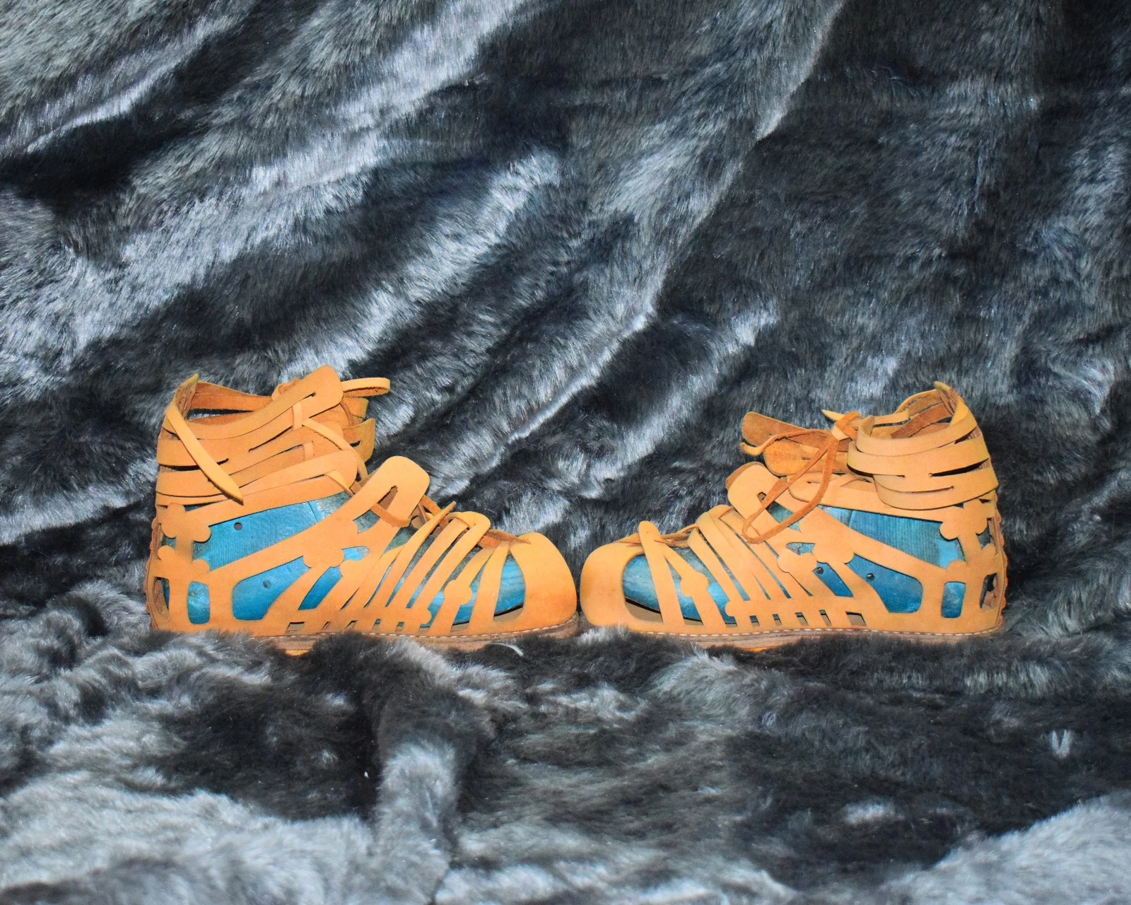 Roman leather caligae Leather Medieval Larp Shoes SCA LARP - Walmart ...