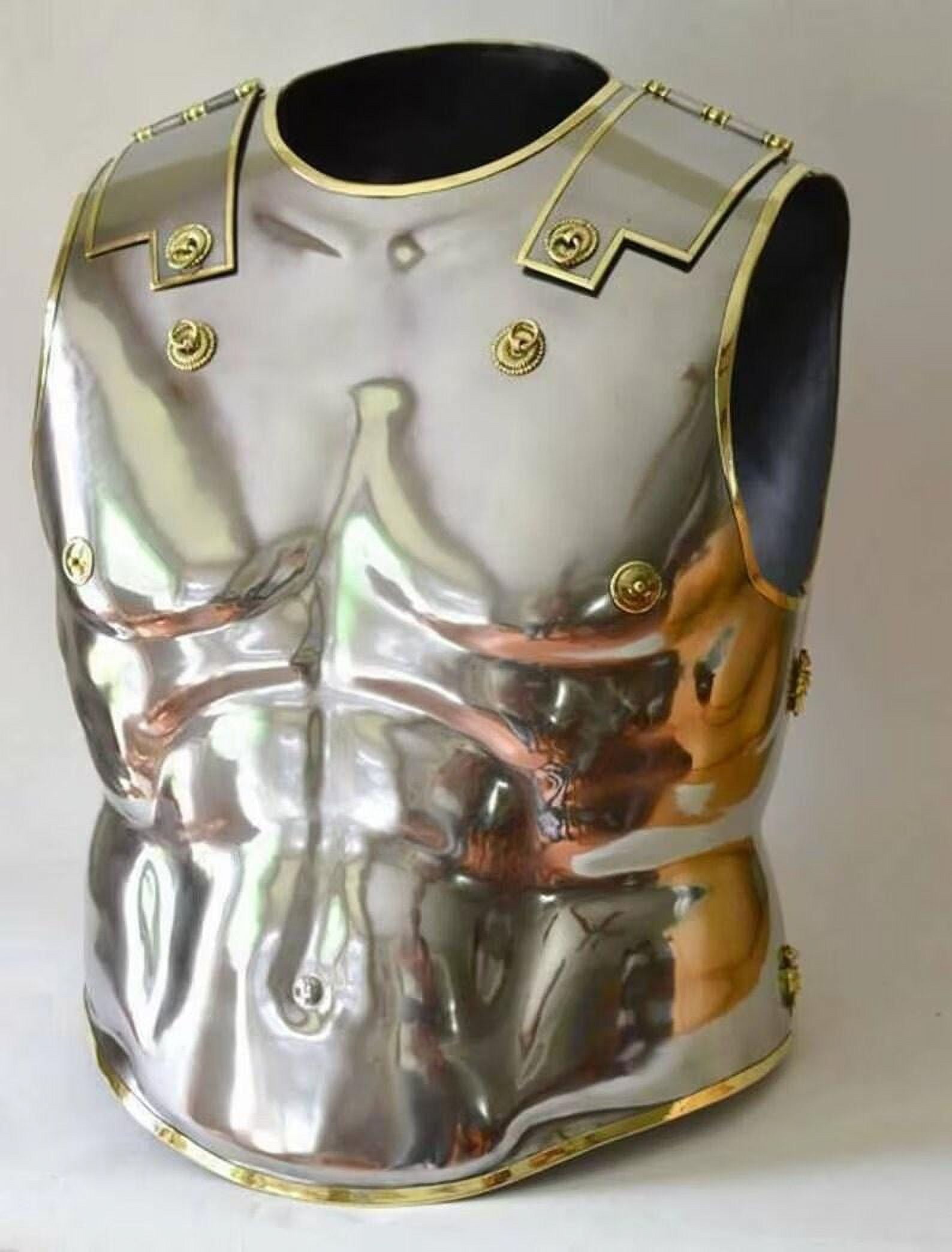 Roman warrior chest plate, Medieval men cuirass, Gothic half armor ...