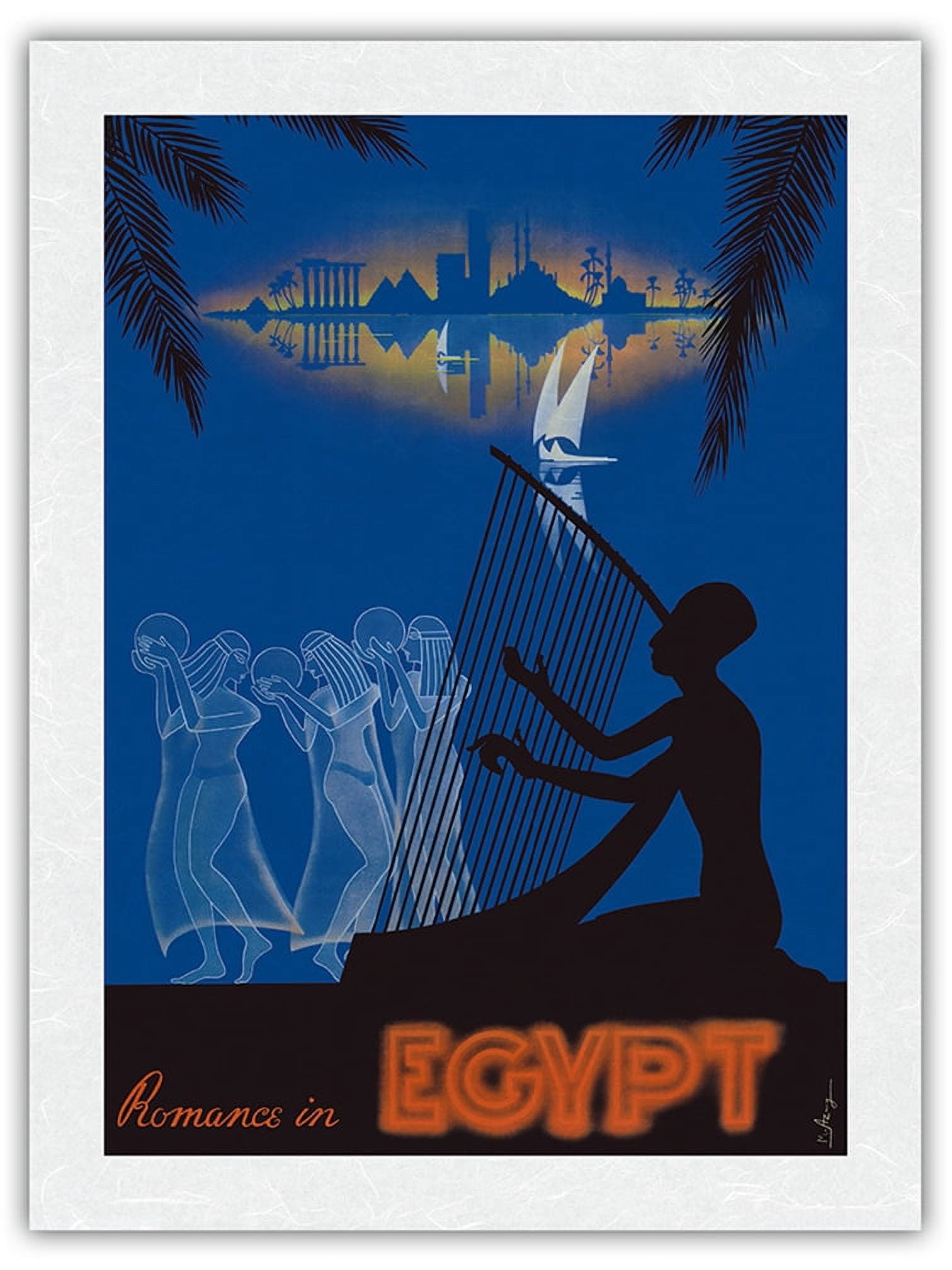 Romance in Egypt - Love on the Nile River - Ancient Egyptian Harp ...