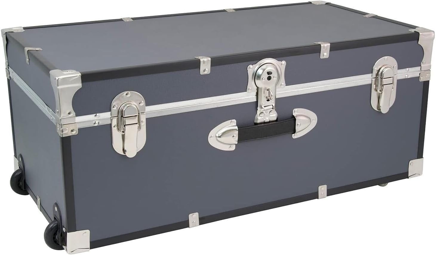 Romance Heavy Duty 30" Under Bed College Storage Trunk with Lock ...