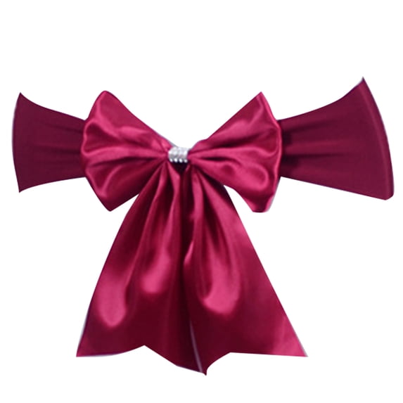 Romances Chair Sash Bows Polyester Chair Bows Sash Suitable for Various ...