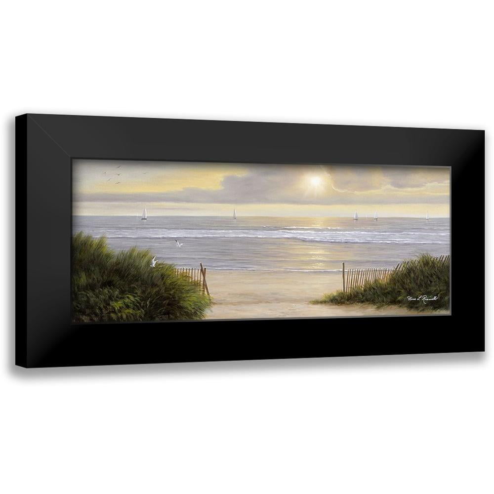Romanello, Diane 14x8 Black Modern Framed Museum Art Print Titled ...