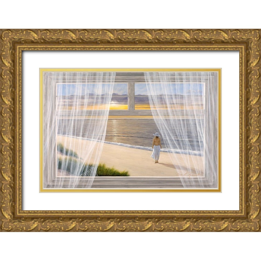 Romanello, Diane 18x13 Gold Ornate Wood Framed with Double Matting ...