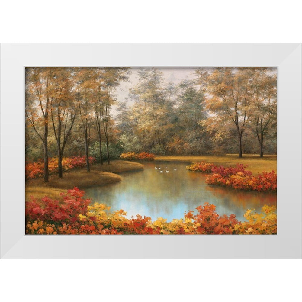 Romanello, Diane 18x13 White Modern Wood Framed Museum Art Print Titled ...