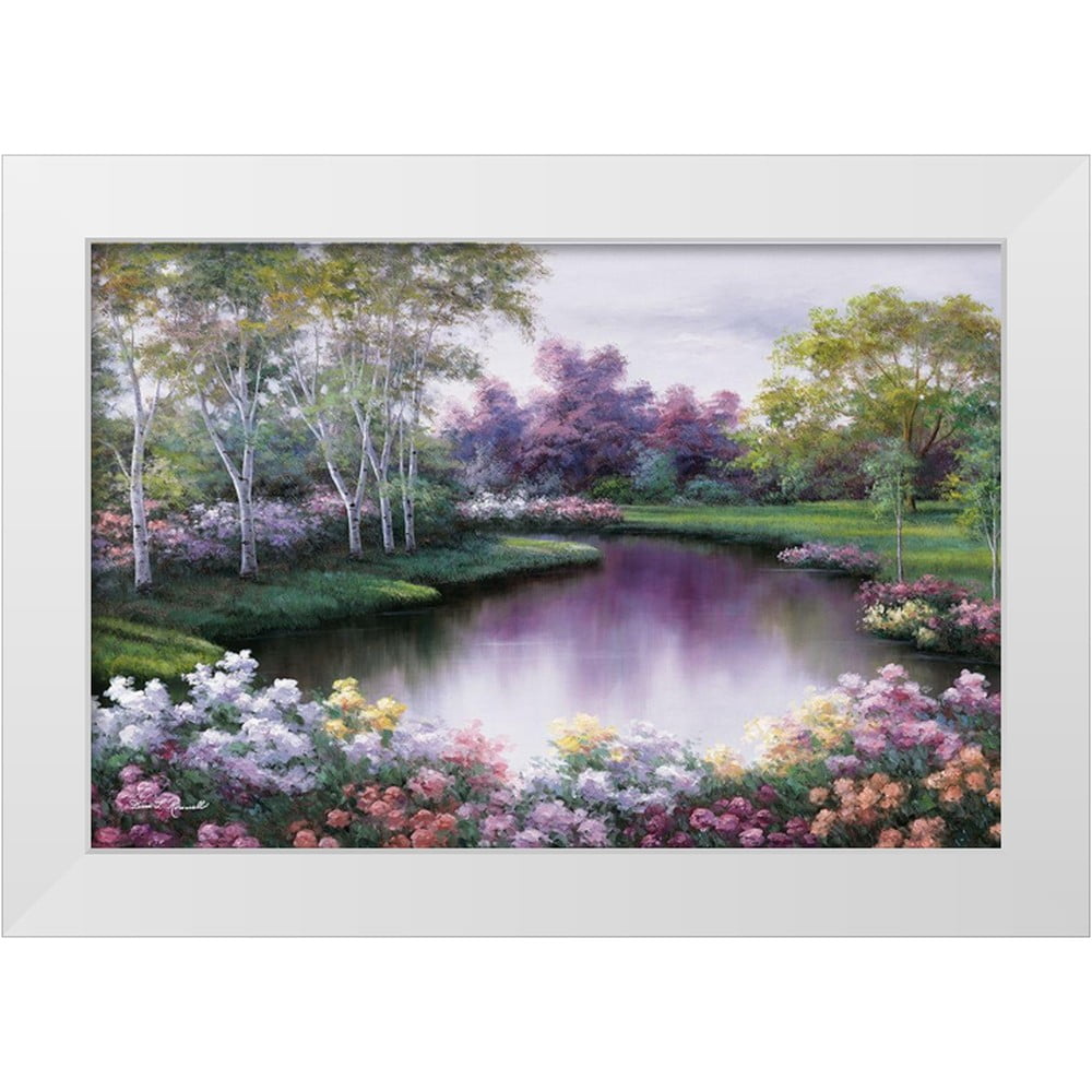 Romanello, Diane 18x13 White Modern Wood Framed Museum Art Print Titled ...