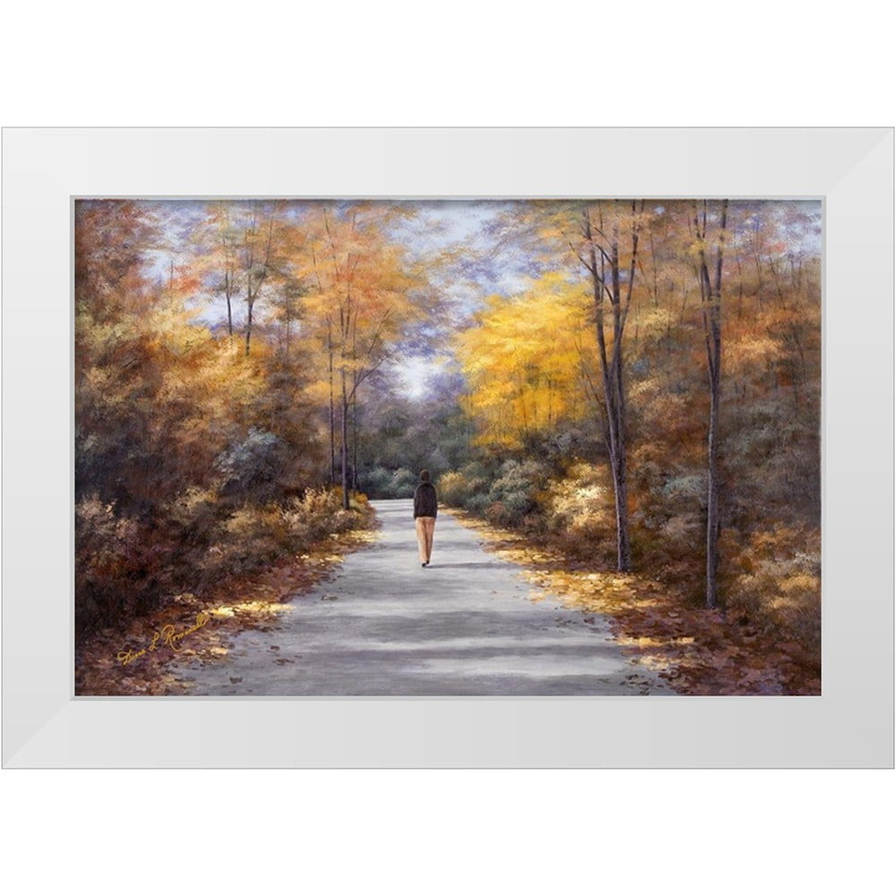 Romanello, Diane 32x23 White Modern Wood Framed Museum Art Print Titled ...