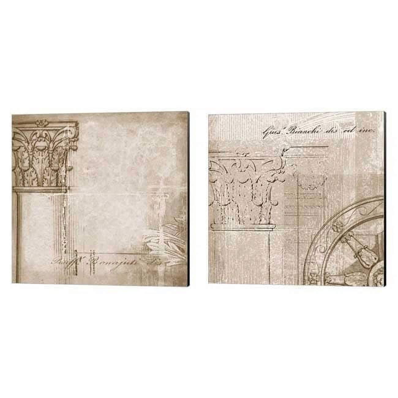 Romanesque by Posters International Studio Canvas Art Set of 2 14 inch ...