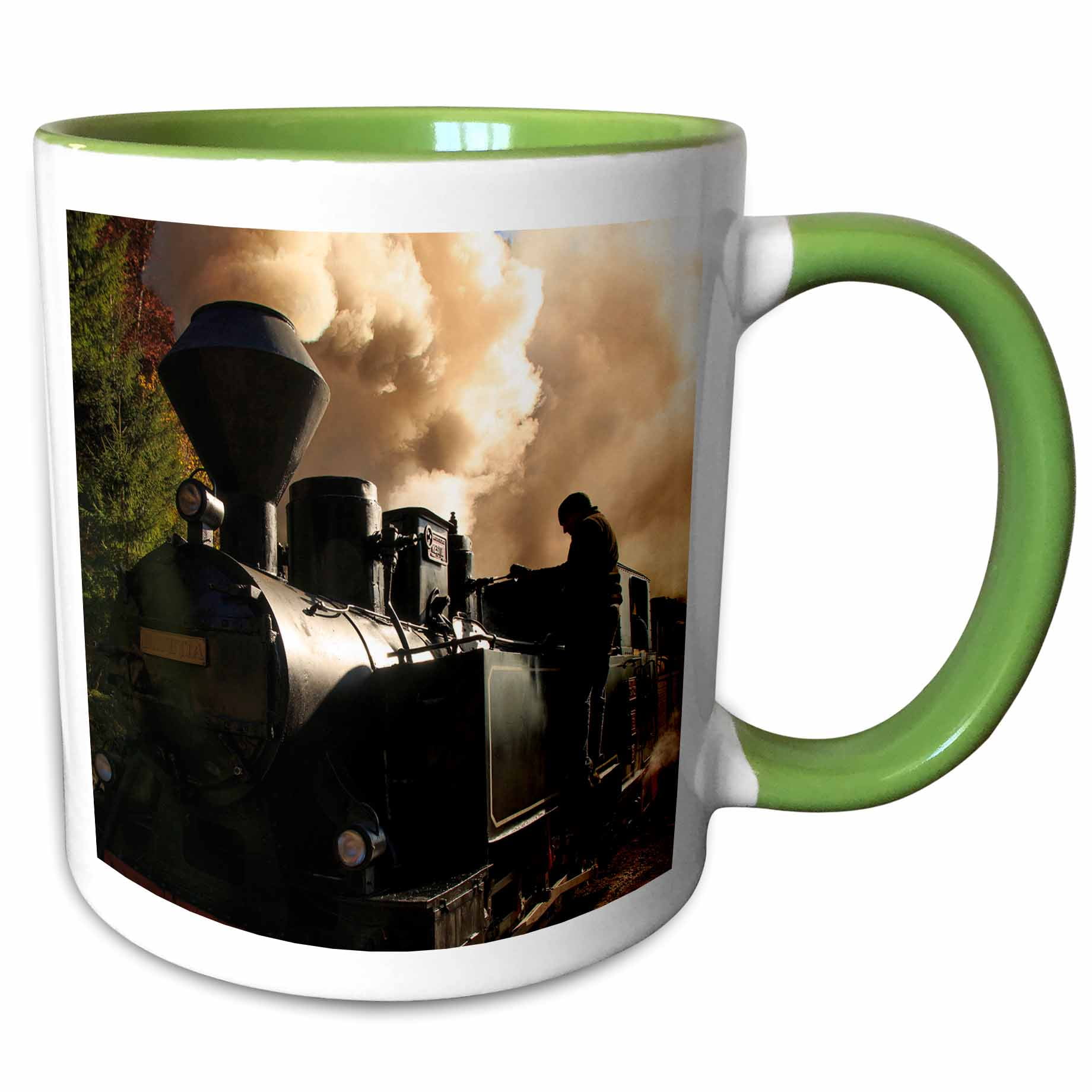 3drose, Romania. Vaser Valley. Wood-burning, Steam Locomotive Being ...